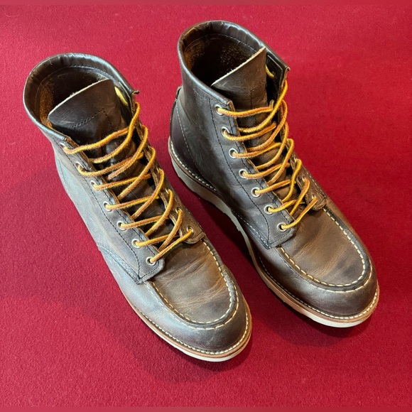 Red Wing Shoes | Shoes | Mens Red Wing Moc Toe Concrete Rough And Tough ...